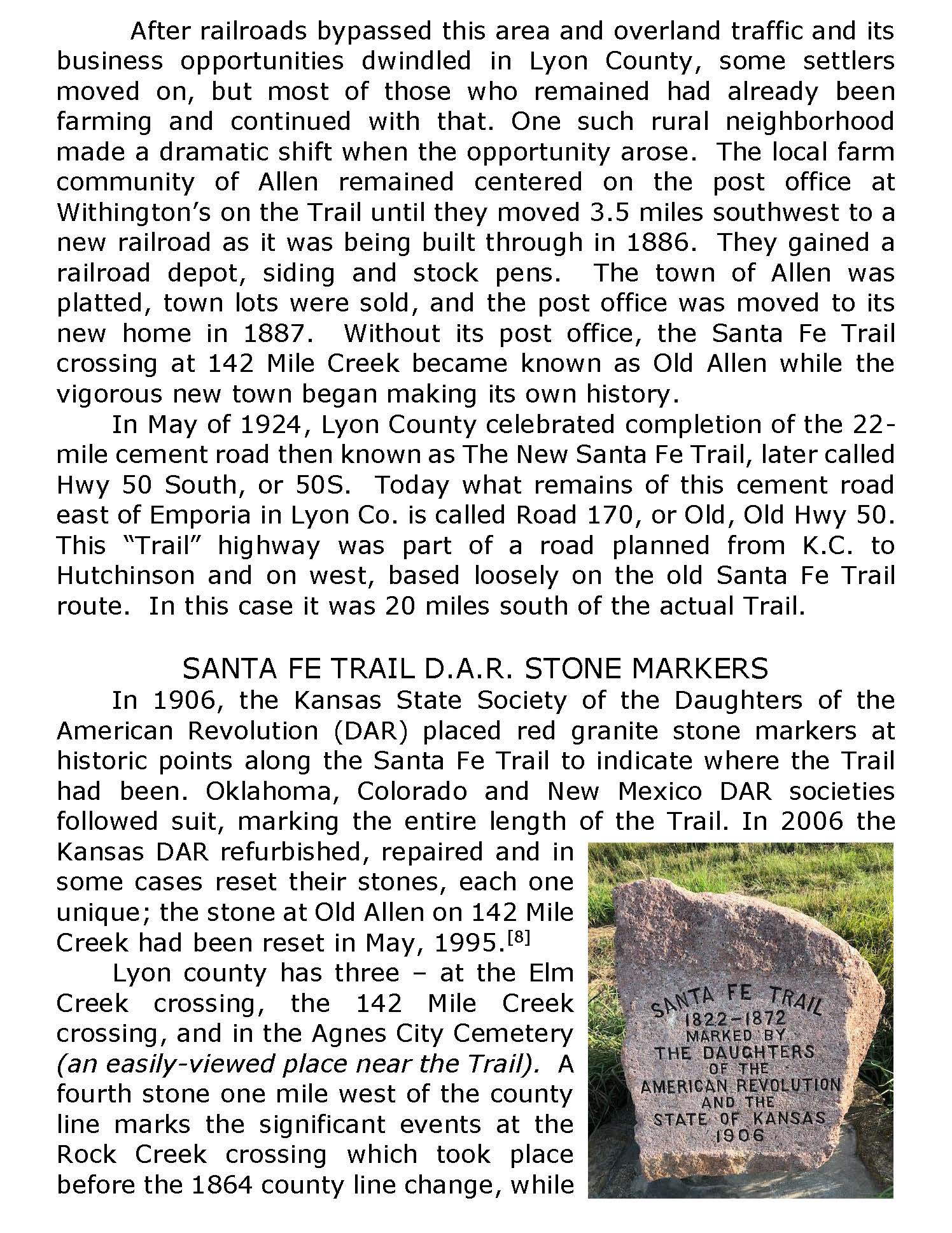 Santa Fe Trail | The North Lyon County Museum