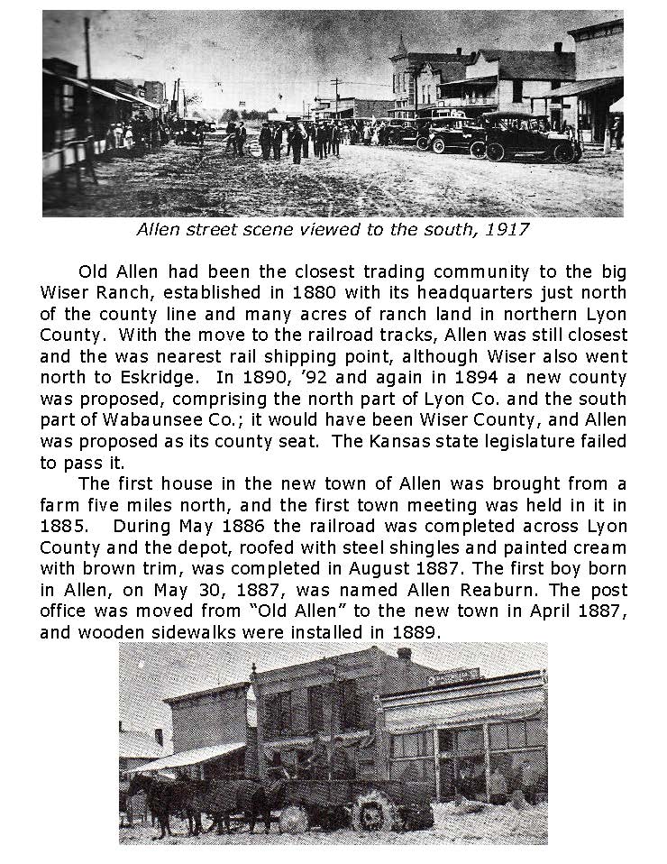 Allen | The North Lyon County Museum