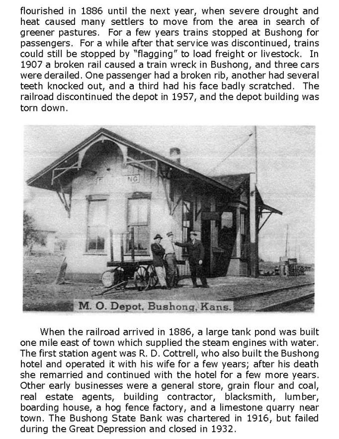 Bushong | The North Lyon County Museum